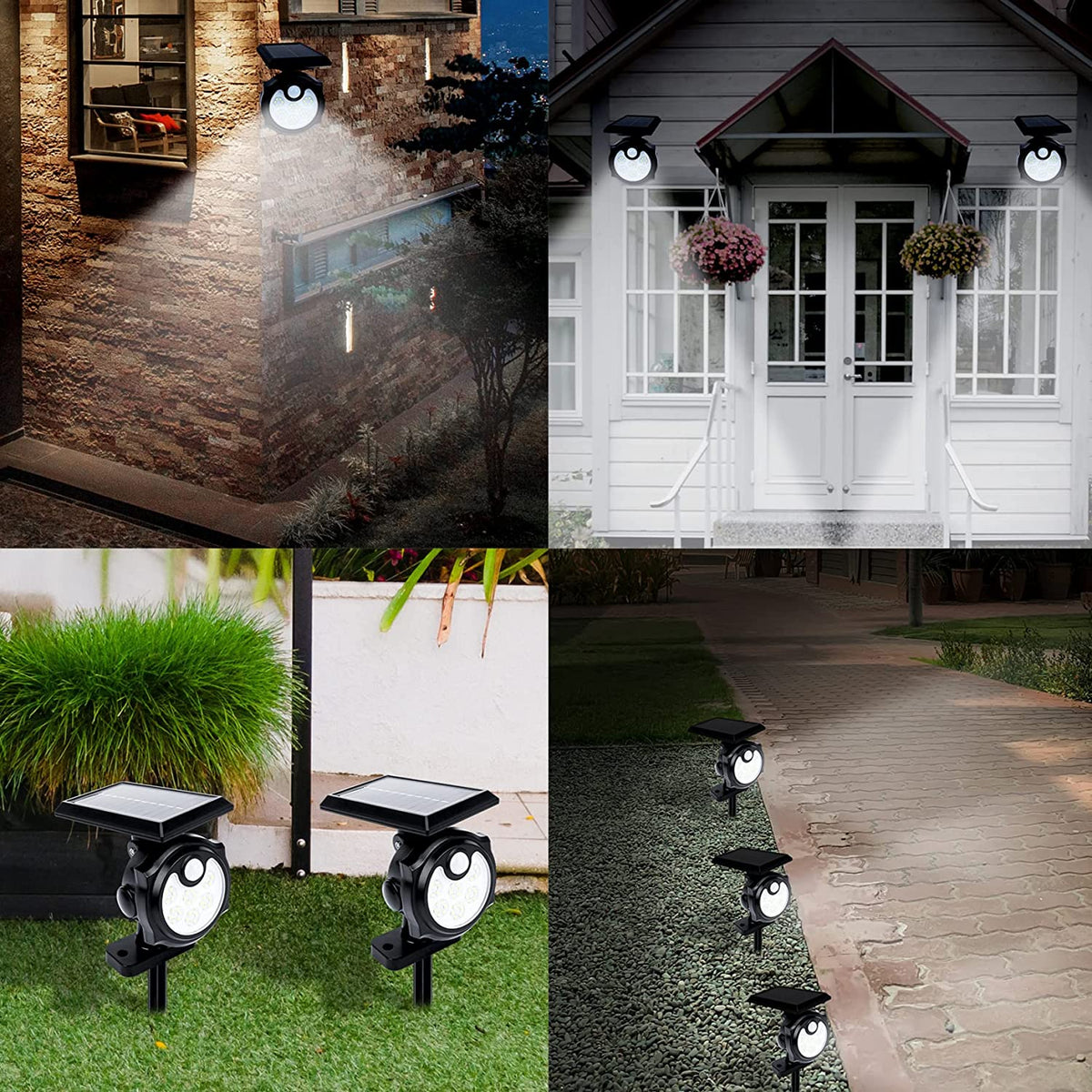 LED solcelle spotlight